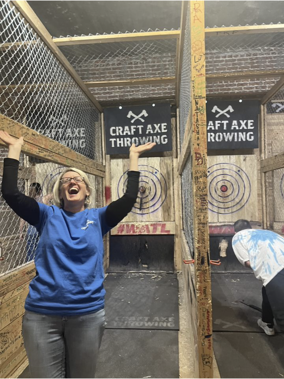 Common Well hosts event at Craft Axe Throwing – Creightonian