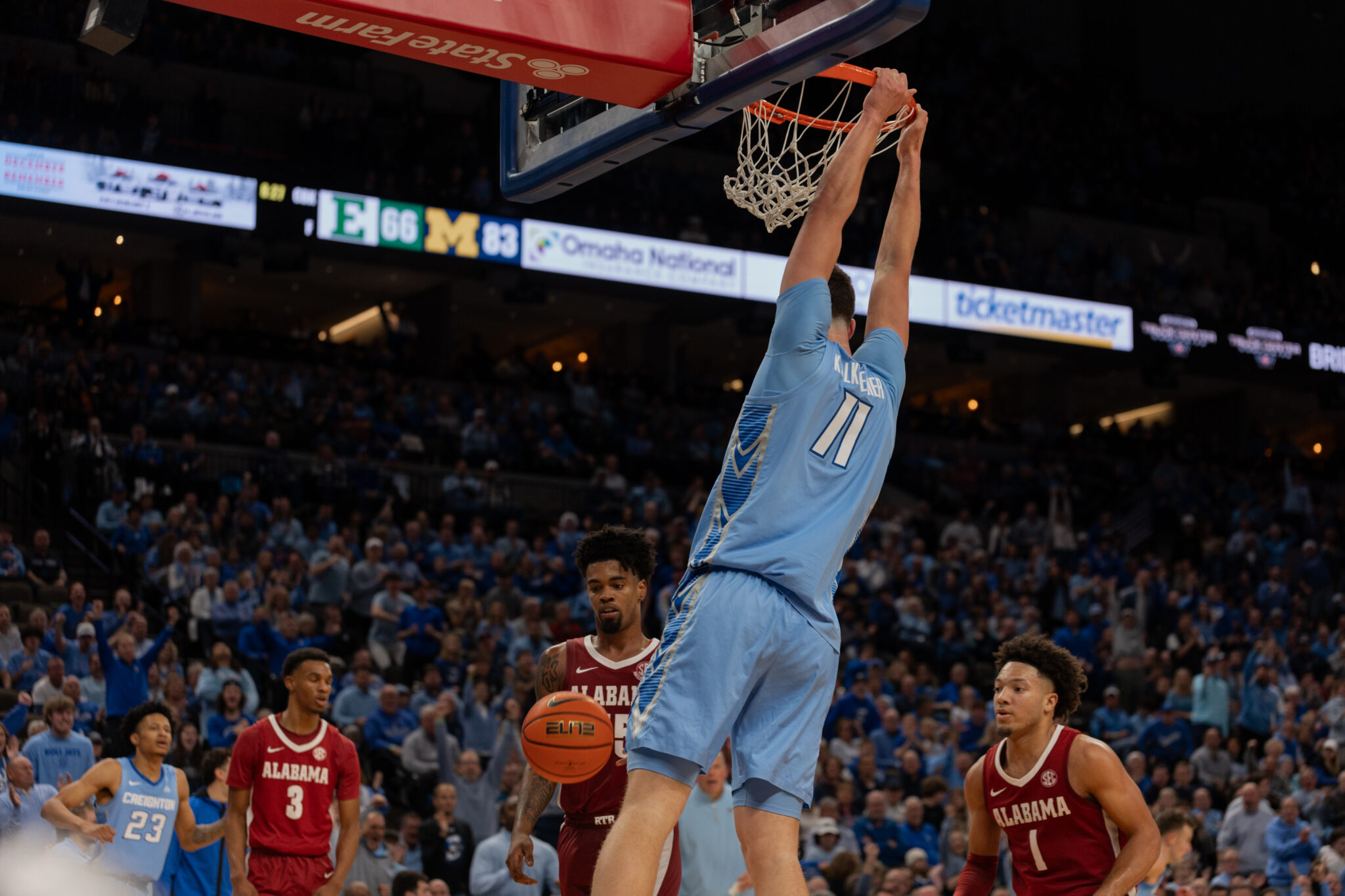 Men’s basketball holds off Alabama to stay perfect at home – Creightonian